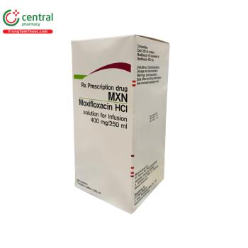 Thuốc MXN (Moxifloxacin 400mg) - Kháng sinh tiêm truyền đường tĩnh mạch