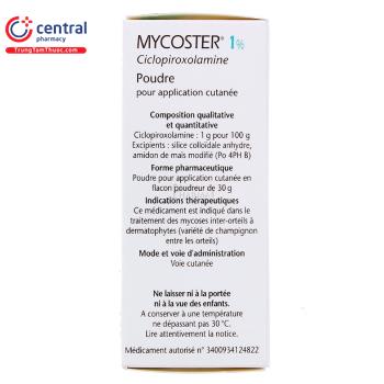 [CHÍNH HÃNG] Thuốc Mycoster 1% Poudre 30g- điều trị nấm kẽ chân
