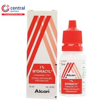 Thuốc Mydriacyl 1%: Tác dụng, liều dùng, chống chỉ định