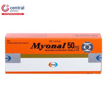 Thuốc Myonal 50mg - Thuốc giảm đau các trường hợp tăng trương lực cơ