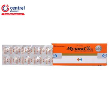 Thuốc Myonal 50mg - Thuốc giảm đau các trường hợp tăng trương lực cơ