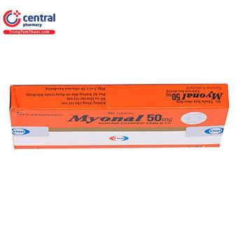 Thuốc Myonal 50mg - Thuốc giảm đau các trường hợp tăng trương lực cơ