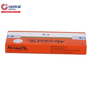 Thuốc Myonal 50mg - Thuốc giảm đau các trường hợp tăng trương lực cơ