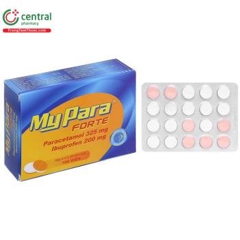 Thuốc MyPara Forte - Điều trị đau đầu, cơ khớp, viêm thần kinh và sốt