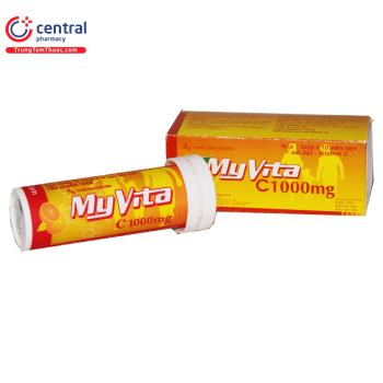 Viên sủi MyVita C 1000mg SPM tăng cường đào thải sắt do Thalassemia