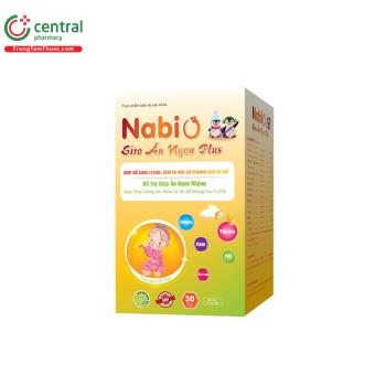 Thuốc Nabio Siro Ăn Ngon Plus - Hỗ trợ tiêu hóa và tăng sức đề kháng