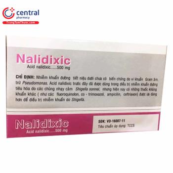 [CHÍNH HÃNG] Thuốc Nalidixic 500mg Pharimexco: liều dùng, lưu ý
