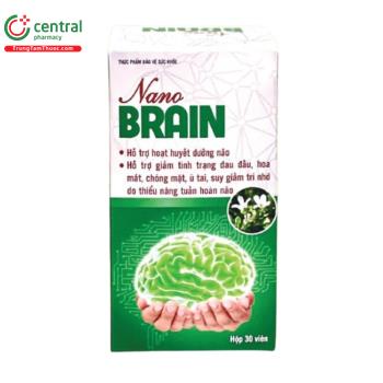 Nano Brain - Tăng cường tuần hoàn máu não, giảm tình trạng chóng mặt