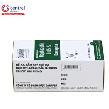 [CHÍNH HÃNG] Thuốc nhỏ mũi Naphazolin 0.05% Danapha: tác dụng, lưu ý