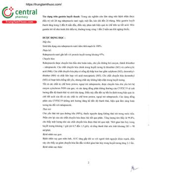 Thuốc Naprozole-R 20mg - Điều trị loét dạ dày - tá tràng mức độ nặng