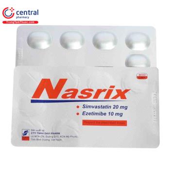 [CHÍNH HÃNG] Thuốc Nasrix (hộp 60 viên) - Kiểm soát cơn cao huyết áp