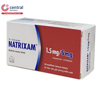 [CHÍNH HÃNG] Thuốc Natrixam 1.5mg/5mg - Điều trị tăng huyết áp vô căn