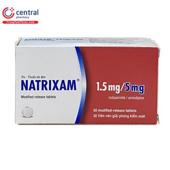 [CHÍNH HÃNG] Thuốc Natrixam 1.5mg/5mg - Điều trị tăng huyết áp vô căn