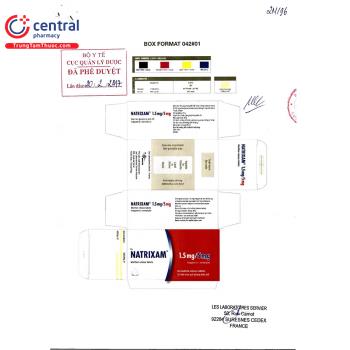 [CHÍNH HÃNG] Thuốc Natrixam 1.5mg/5mg - Điều trị tăng huyết áp vô căn