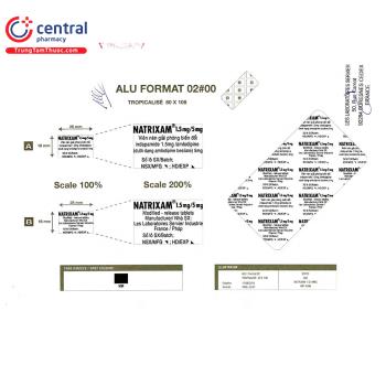 [CHÍNH HÃNG] Thuốc Natrixam 1.5mg/5mg - Điều trị tăng huyết áp vô căn