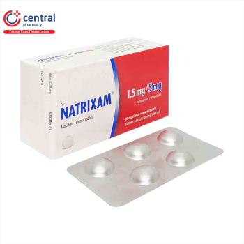 [CHÍNH HÃNG] Thuốc Natrixam 1.5mg/5mg - Điều trị tăng huyết áp vô căn