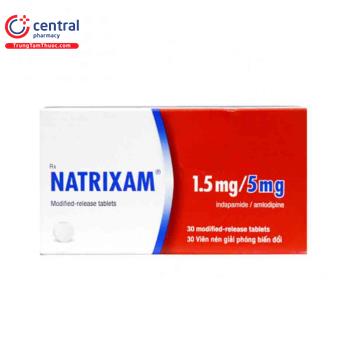 [CHÍNH HÃNG] Thuốc Natrixam 1.5mg/5mg - Điều trị tăng huyết áp vô căn