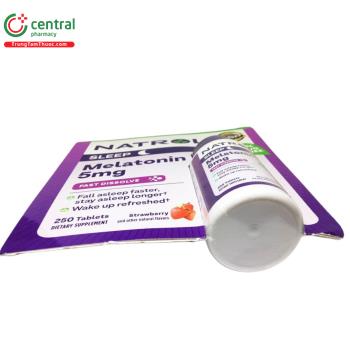 Thuốc Natrol Melatonin 5mg (250 viên) - Cải thiện chất lượng giấc ngủ
