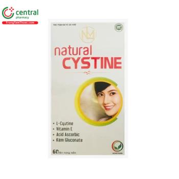 Natural Cystine - Viên uống giúp sáng da, tóc móng chắc khoẻ