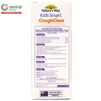 Thuốc Nature's Way Kids Smart CoughClear Triple Action Syrup Giúp giảm ho