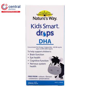 [CHÍNH HÃNG] Thuốc Nature’s Way Kids Smart Drops DHA - Bé thông minh