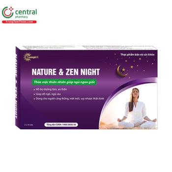 Thuốc Nature & Zen Night - An thần, cải thiện chất lượng giấc ngủ