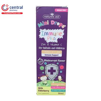 [CHÍNH HÃNG] Siro Natures Aid Mini Drops Immune Plus - tăng đề kháng