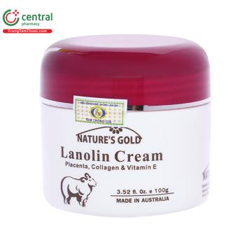 Nature’s Gold Lanolin Cream giúp giảm vết thâm, hỗ trợ mờ nám, đồi mồi
