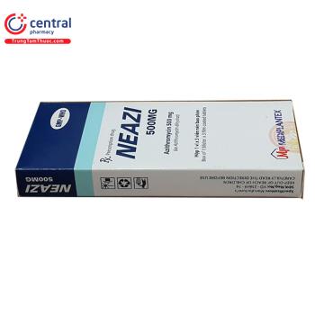 [CHÍNH HÃNG] Thuốc Neazi 500mg - kháng sinh điều trị nhiễm khuẩn