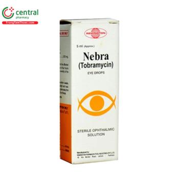 Thuốc Nebra 5ml điều trị các bệnh gặp phải do nhiễm khuẩn ở mắt