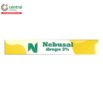 Nước muối ưu trương Nebusal Drop 3% giúp giảm nghẹt và sổ mũi cho trẻ