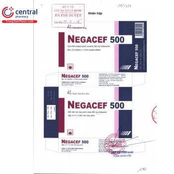 Thuốc Negacef 500 - Giải pháp hữu hiệu điều trị nhiễm khuẩn