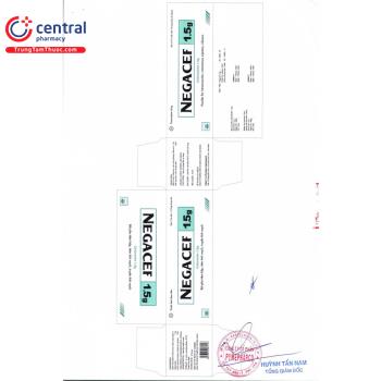 [CHÍNH HÃNG] Thuốc tiêm Negacef 1,5g điều trị nhiễm khuẩn hiệu quả