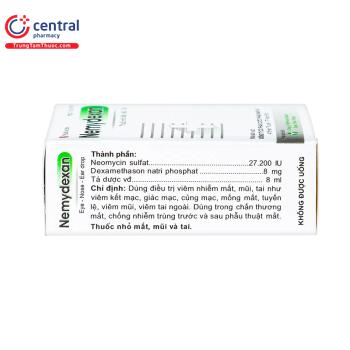 Thuốc nhỏ mắt, mũi, tai Nemydexan 8ml: Cách dùng hiệu quả