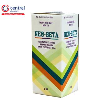 [CHÍNH HÃNG] Thuốc Neo-Beta trong điều trị viêm nhiễm mắt, mũi, tai