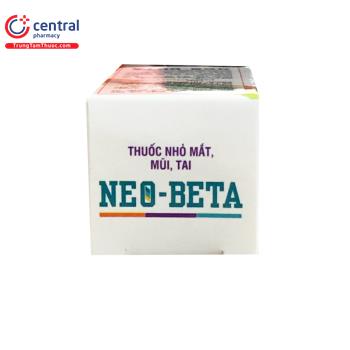 [CHÍNH HÃNG] Thuốc Neo-Beta trong điều trị viêm nhiễm mắt, mũi, tai