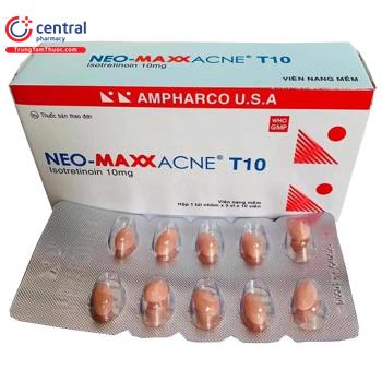 [CHÍNH HÃNG] Thuốc Neo-MaxxAcne T10 đánh bay mụn trứng cá