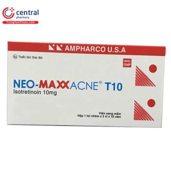[CHÍNH HÃNG] Thuốc Neo-MaxxAcne T10 đánh bay mụn trứng cá