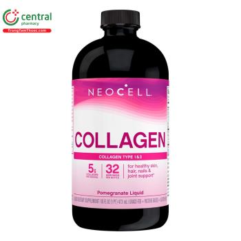 Neocell Collagen Pomegranate Liquid 473ml - nuôi dưỡng làn da trẻ đẹp