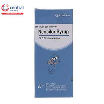 [CHÍNH HÃNG] Thuốc Neocilor Syrup - Thuốc chống viêm mũi dị ứng