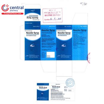 [CHÍNH HÃNG] Thuốc Neocilor Syrup - Thuốc chống viêm mũi dị ứng