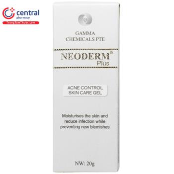 Kem bôi ngoài da Neoderm Plus : hỗ trợ điều trị mụn, làm mờ vết thâm