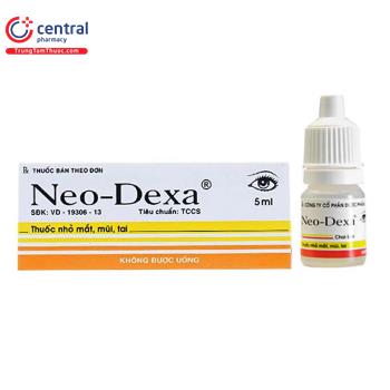 Thuốc nhỏ mắt Neo-Dexa 5ml: Cách dùng – liều dùng, tác dụng phụ