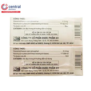 Thuốc nhỏ mắt Neo-Dexa 5ml: Cách dùng – liều dùng, tác dụng phụ