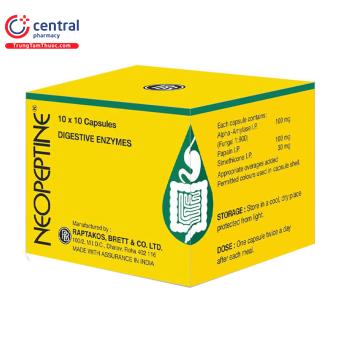 Thuốc Neopeptine (Viên nang) - Thuốc điều trị rối loạn tiêu hóa