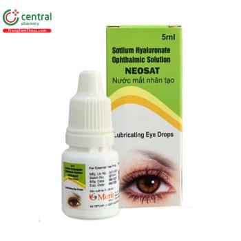 Nước mắt nhân tạo Neosat hỗ trợ giảm khô và mỏi mắt