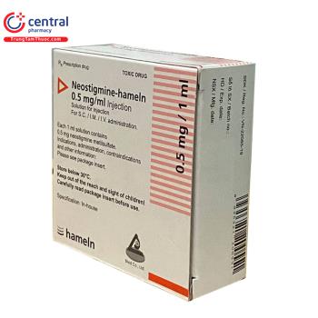 [CHÍNH HÃNG] Thuốc trị nhược cơ Neostigmine-hameln 0,5mg/ml Injection
