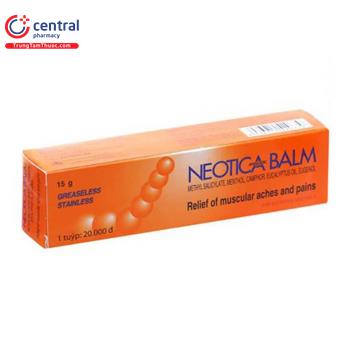 [CHÍNH HÃNG] Thuốc Neotica Balm 15g giảm đau cơ, cứng cơ