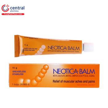 [CHÍNH HÃNG] Thuốc Neotica Balm 15g giảm đau cơ, cứng cơ
