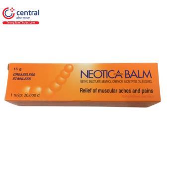[CHÍNH HÃNG] Thuốc Neotica Balm 15g giảm đau cơ, cứng cơ